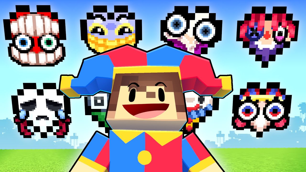 Minecraft But I Have AMAZING DIGITAL CIRCUS Hearts! - YouTube