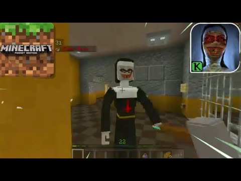 Minecraft:PE Evil Nun Horror Map Gameplay Part 2 ‼️ Diedankeun - YouTube