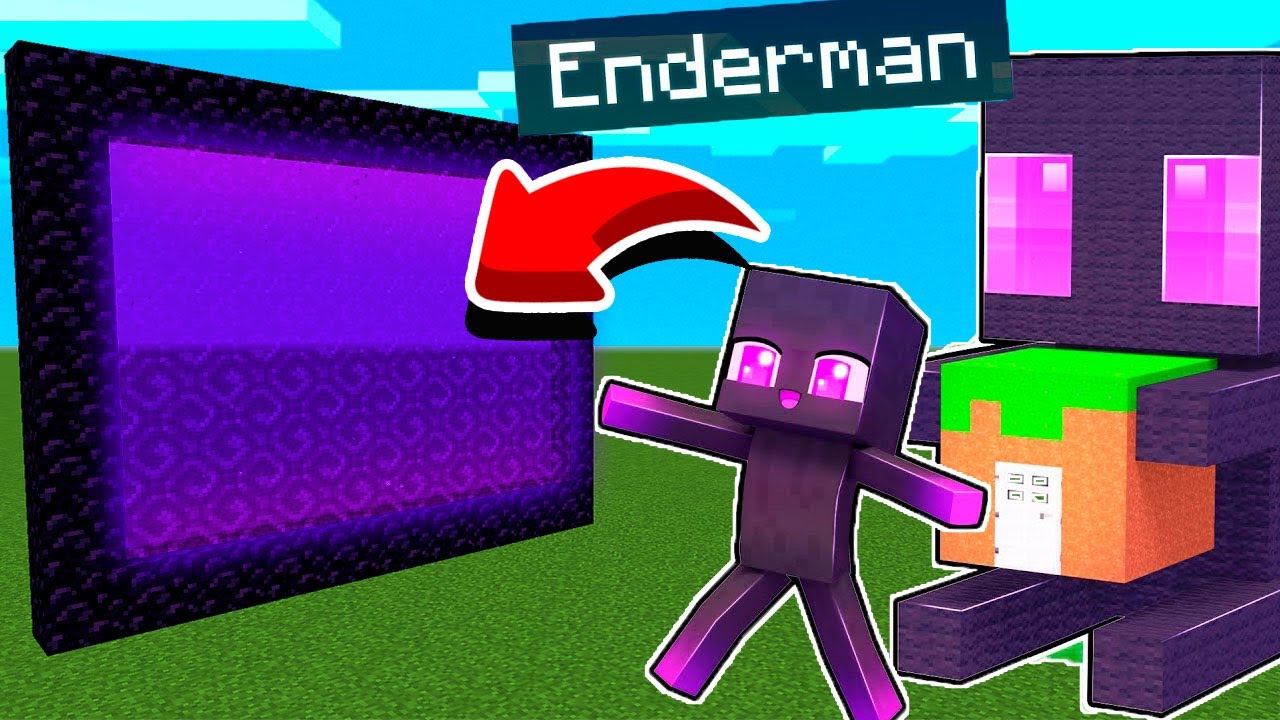 How To Make A Portal To The Aphmau Enderman's SECRET Base in Minecraft ...