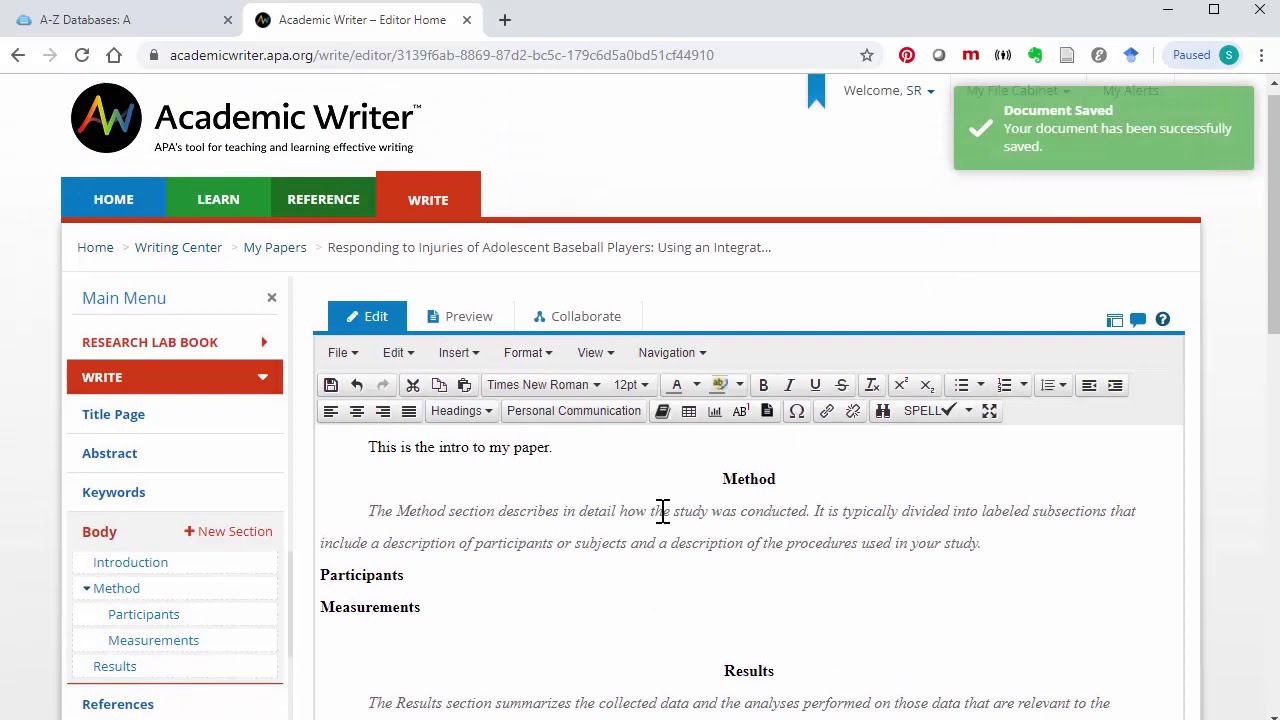 Explanation of Academic Writer - YouTube