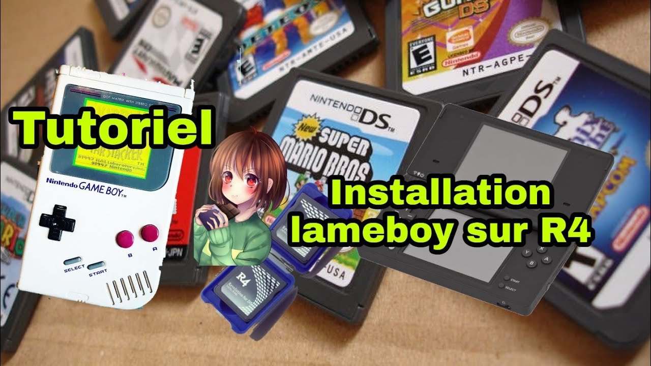 TUTO nintendoDS R4 #04:installation emulateur GAMEBOY(lameboy) 😉 - YouTube