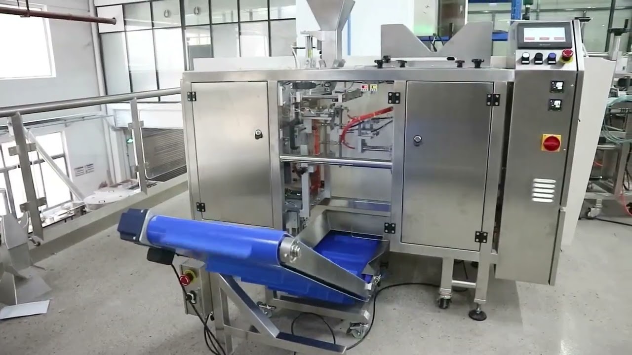 BPS Mini Bagger Multiple PreFormed Pouch Packaging - YouTube