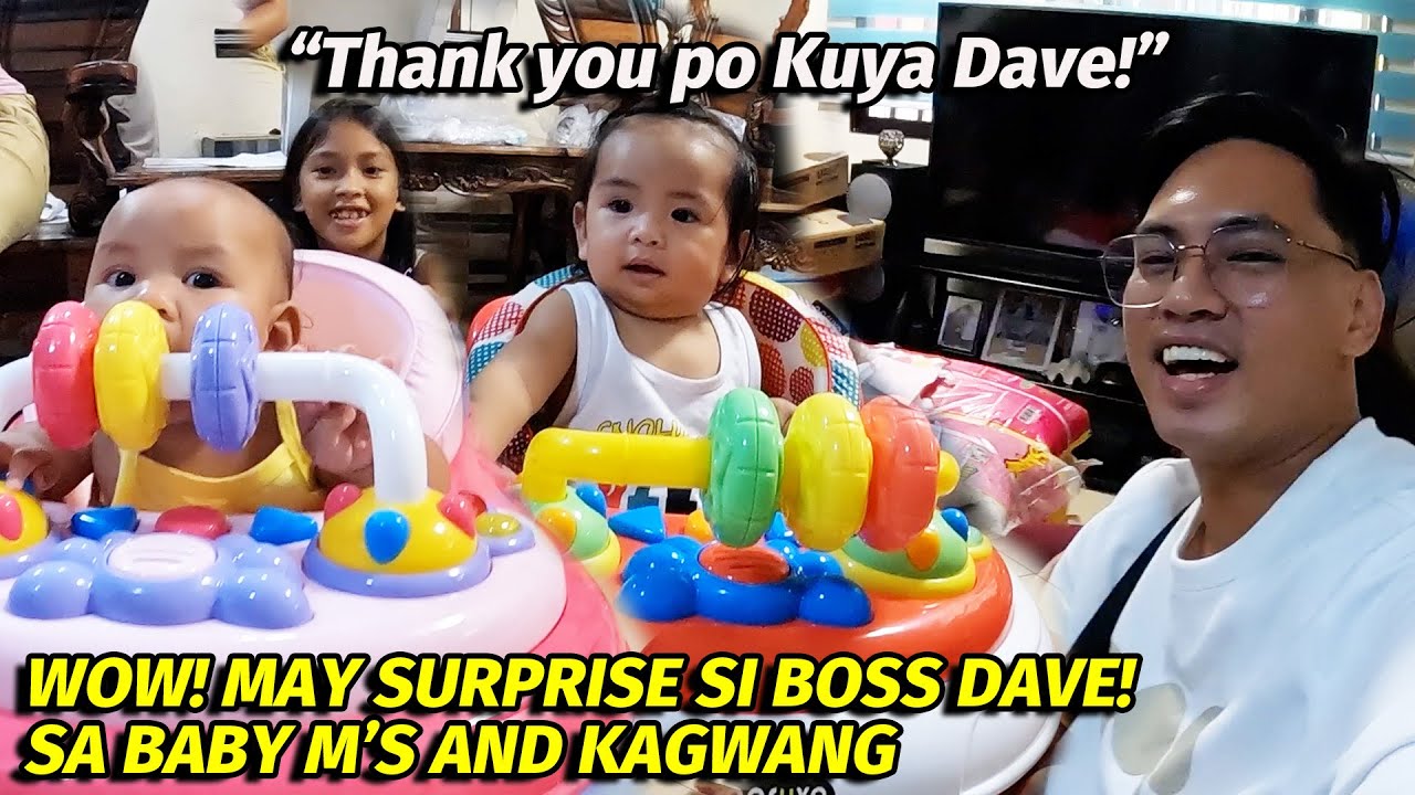Boss Dave’s Surprise For Baby Kagwang and Baby M’s 💕 - YouTube