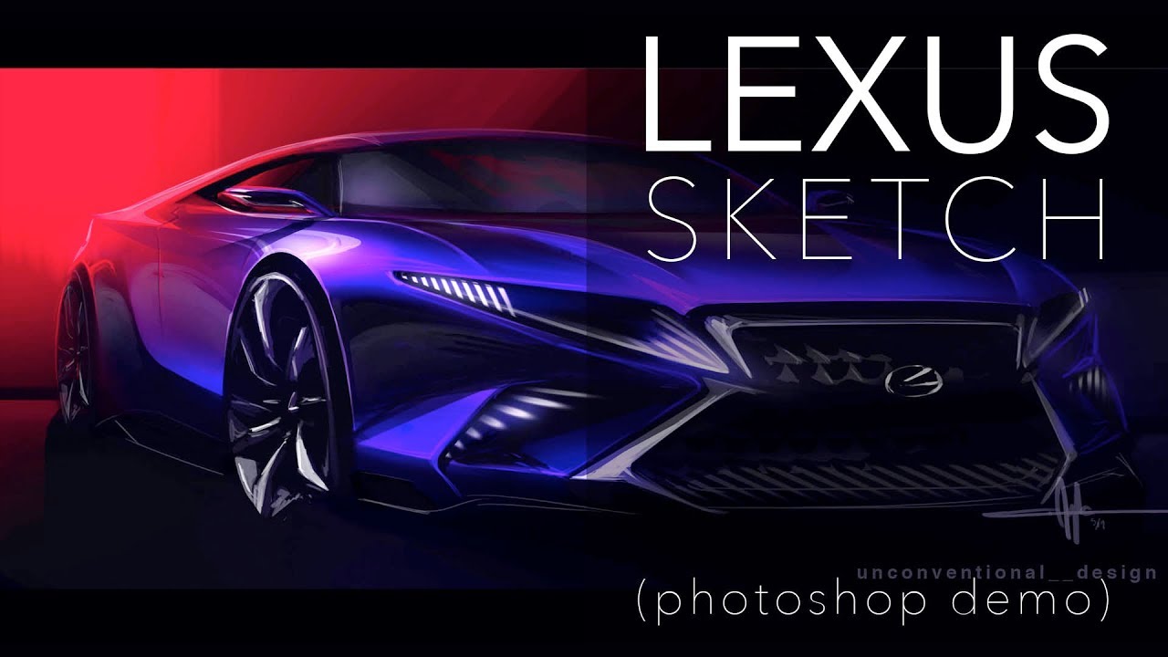 The Car Sketch [episode 25] Lexus SC400 - YouTube