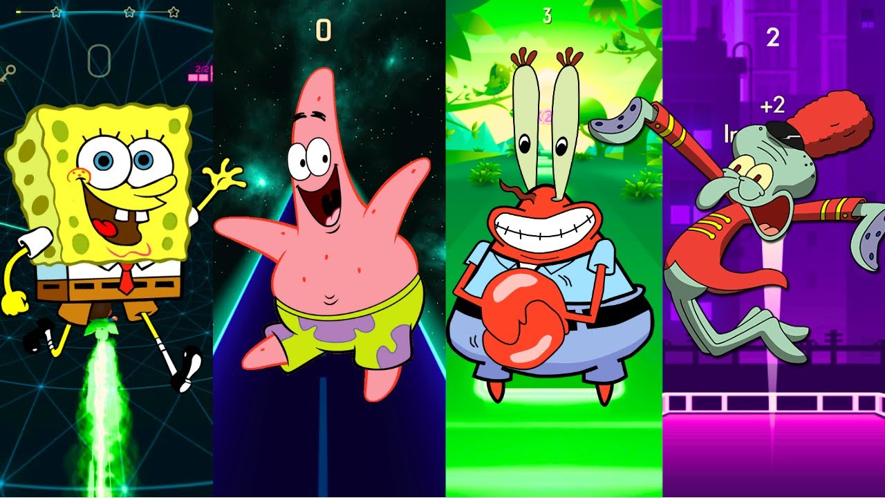 SpongeBob x Patrick Star x Mr. Krabs x Squidward Music - YouTube