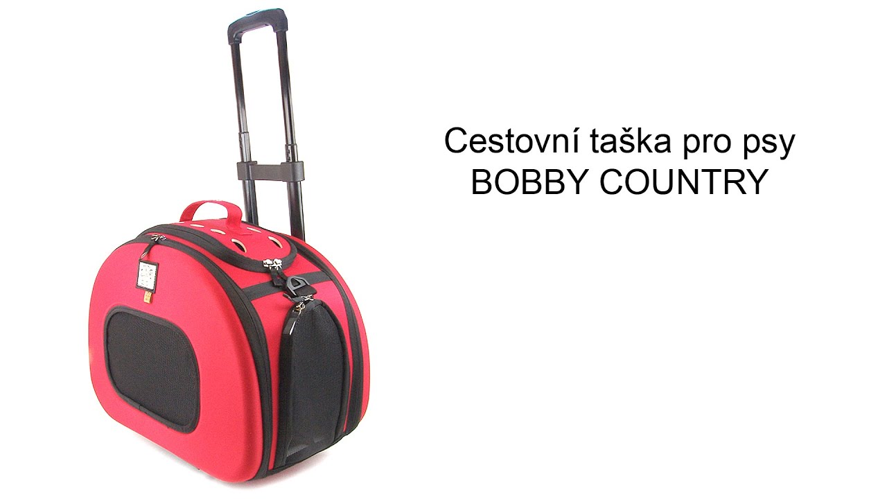 Taška pro psy na kolečkách BOBBY COUNTRY - YouTube