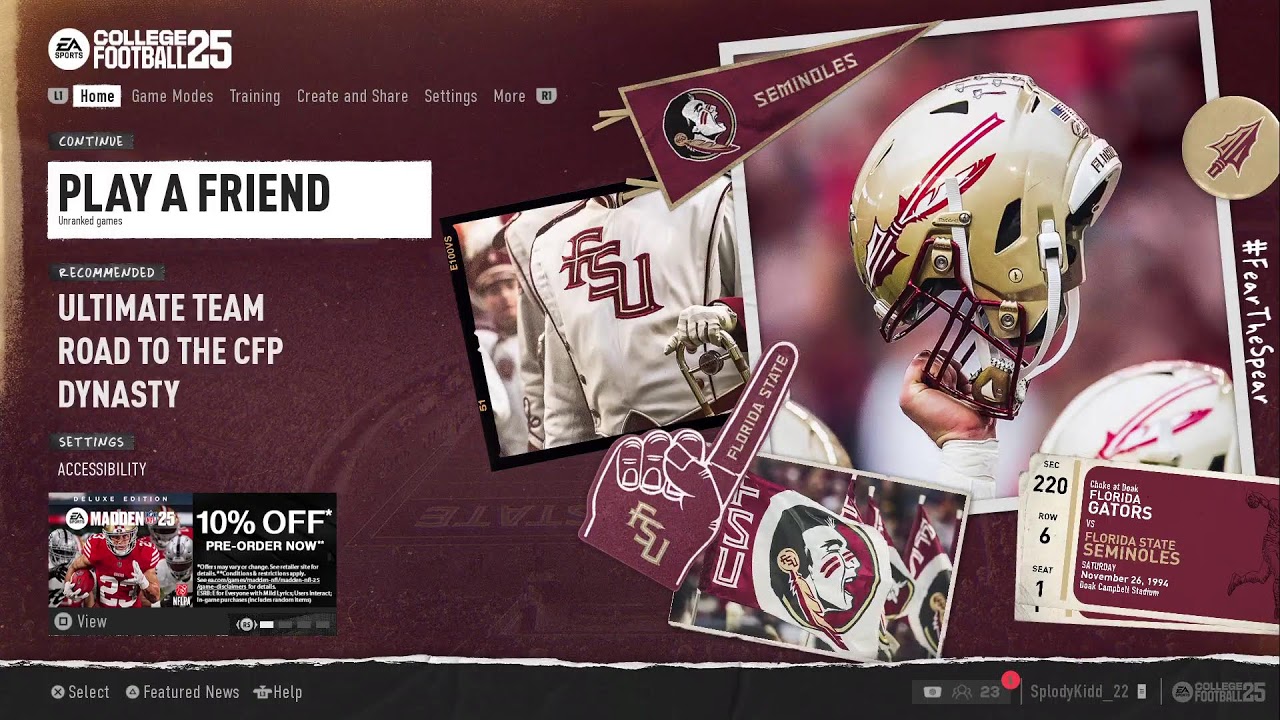 239-0 Ranked #1 CFB 25 TAP IN!!! - YouTube