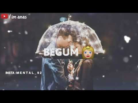 BEGUM BAGAIR BADSHAH KIS KAAM KA | NEW WHATSAPP STATUS OLD SONG | im anas