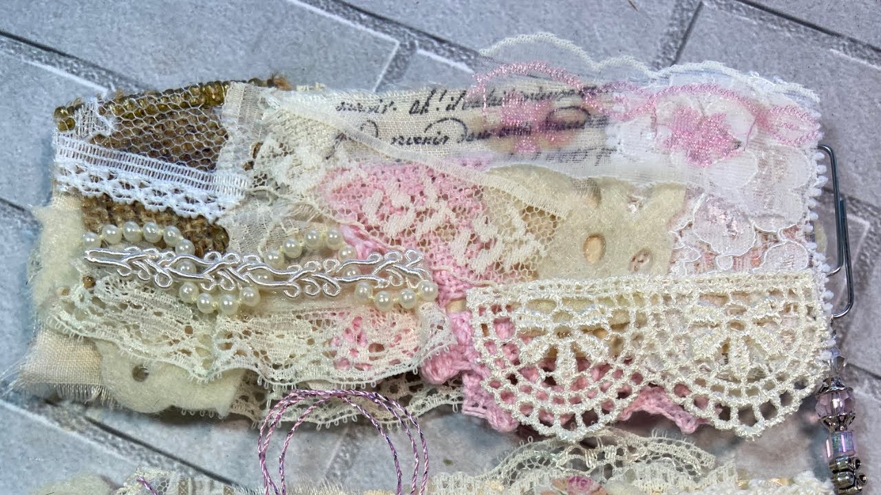 How To Make A Double Page Lace Belly Band - YouTube