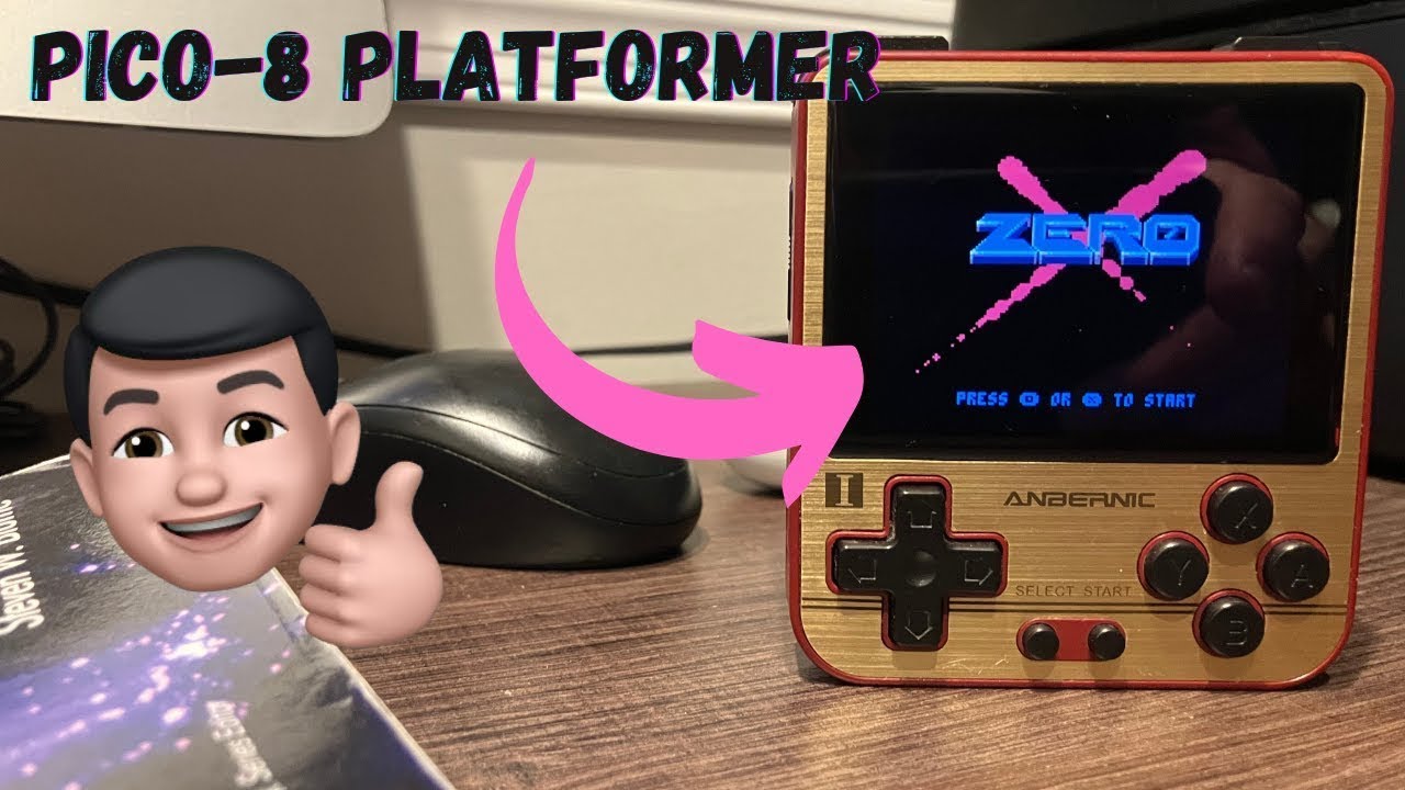 Hack and blast PICO-8 adventure (Played on Anbernic RG280V) - YouTube