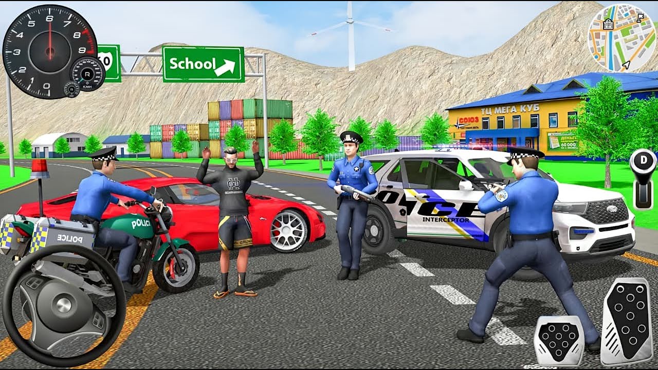Police Car Chase Simulator 3D Game - Real Cop Cars Driving Simulator ...