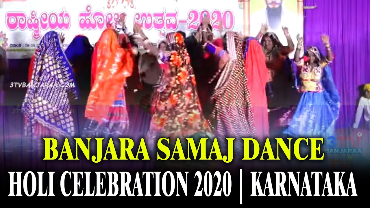 BANJARA SAMAJ DANCE | HOLI CELEBRATIONS | KARNATAKA | 3TV BANJARAA ...