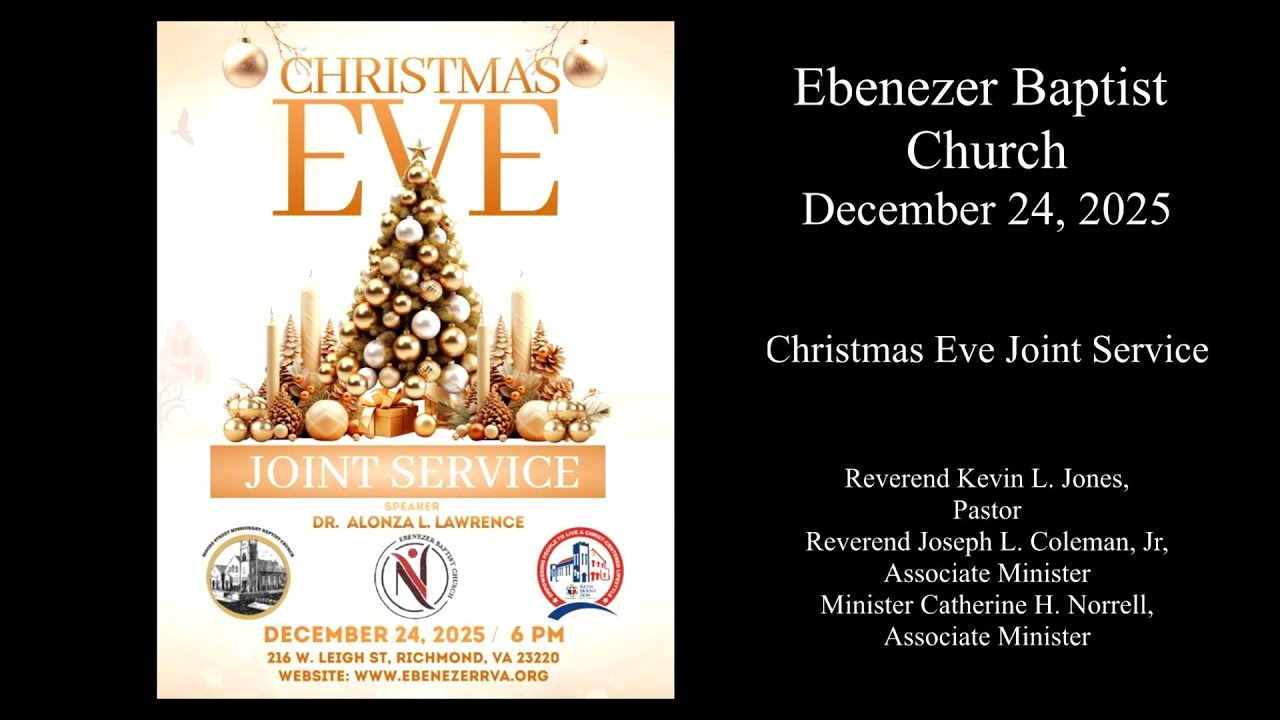 Christmas Eve Joint Service - Rev. Kevin L. Jones - 12/24/2025 - YouTube