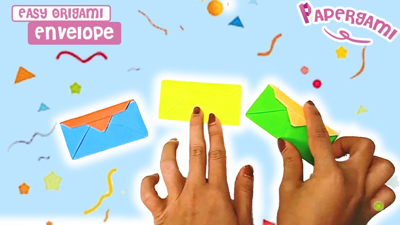 Origami Paper Envelope How to make easy origami envelope DIY - YouTube
