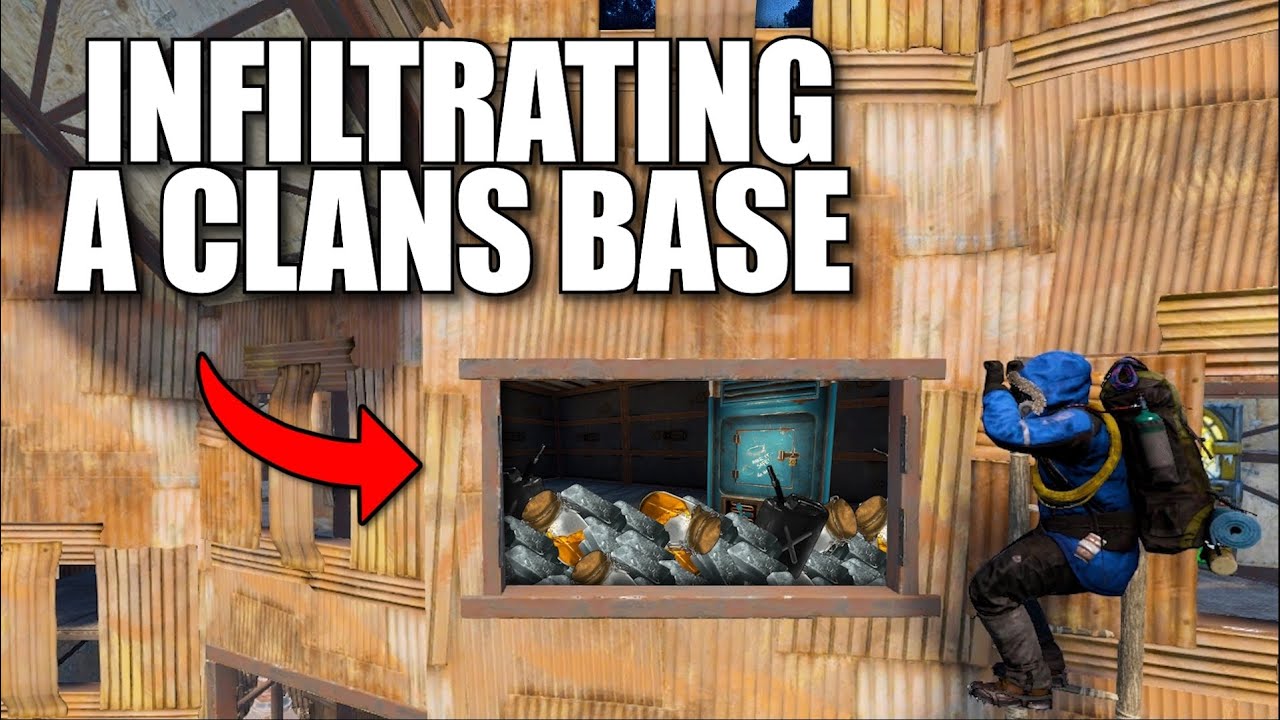 I RAIDED a 16+ DEEP CLAN WHILE THEY WERE RAIDING | Solo Rust (2 of 4 ...