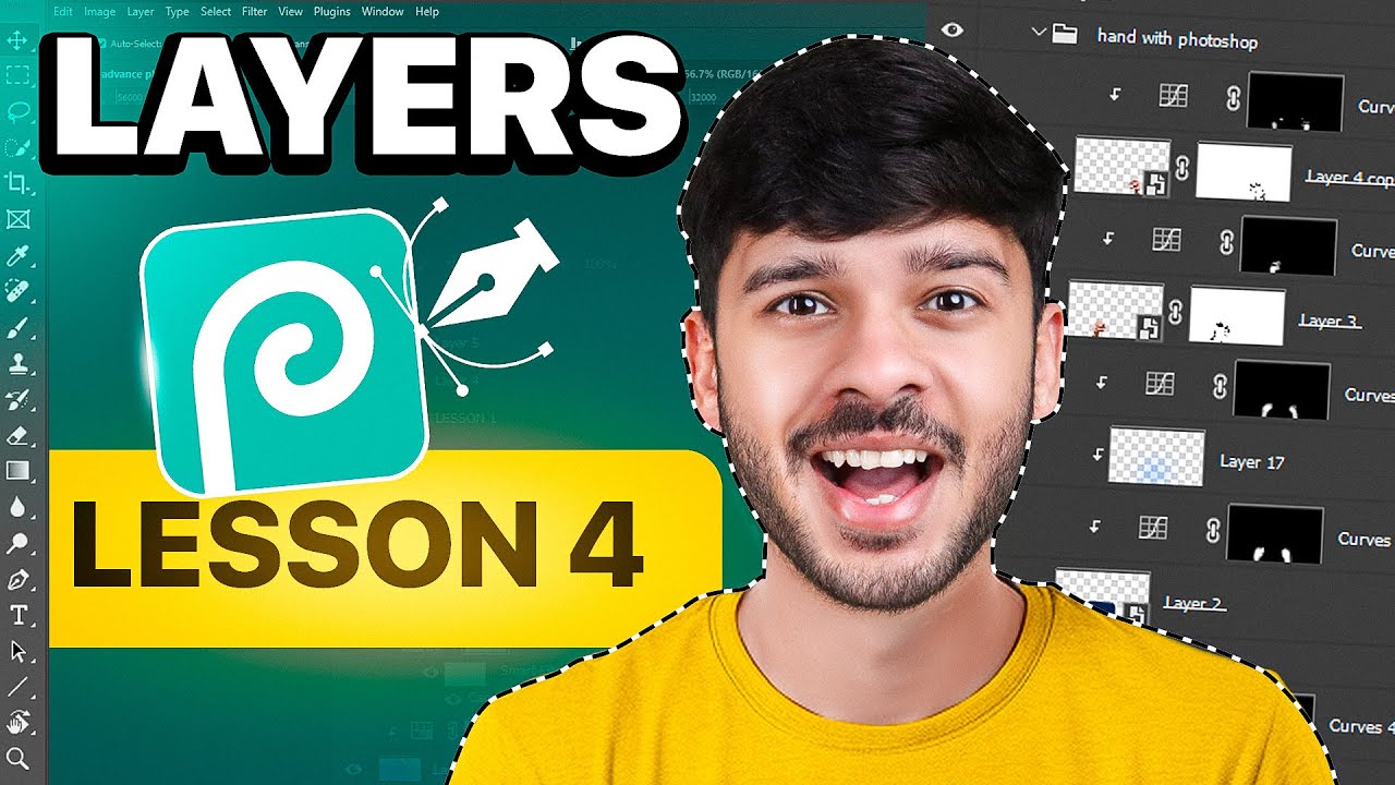 Layers in Photopea - Lesson 4 - YouTube