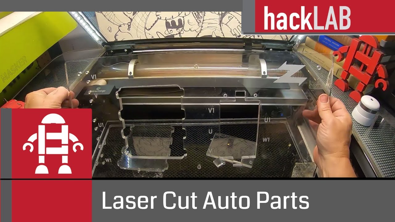 Laser Cut Automotive Parts - Glowforge - YouTube