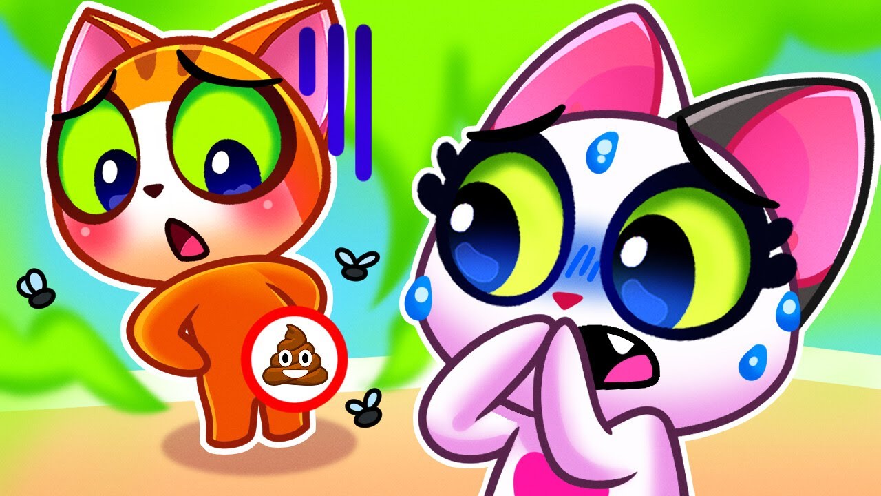 😸💩 Wipe Your Bum-Bums 🚽 Potty Training Catoons for Kids by Purr-Purr ...