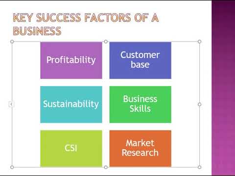 Key Success Factors Entrepreneurship - YouTube