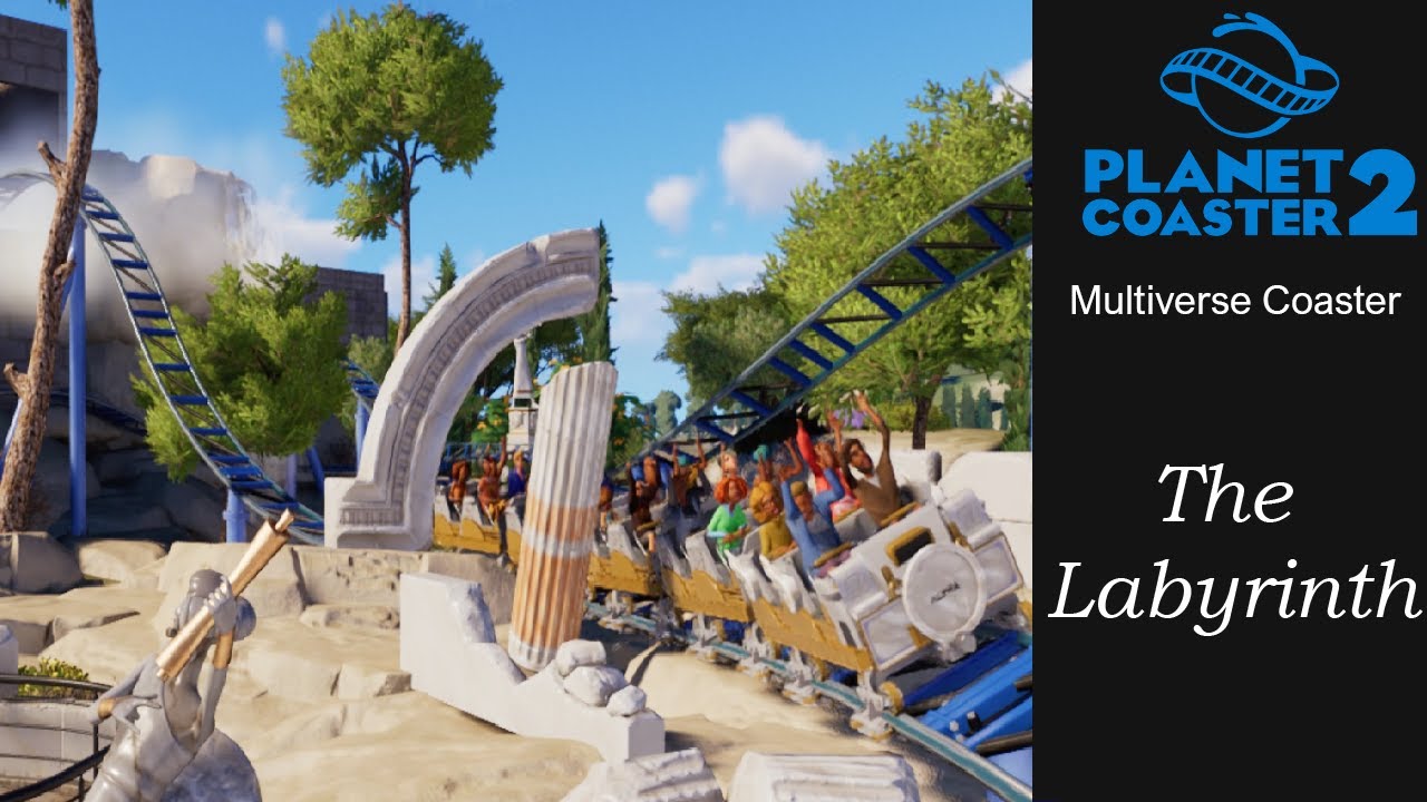 The Labyrinth - Planet Coaster 2 - Greek Multiverse Family Ride - YouTube