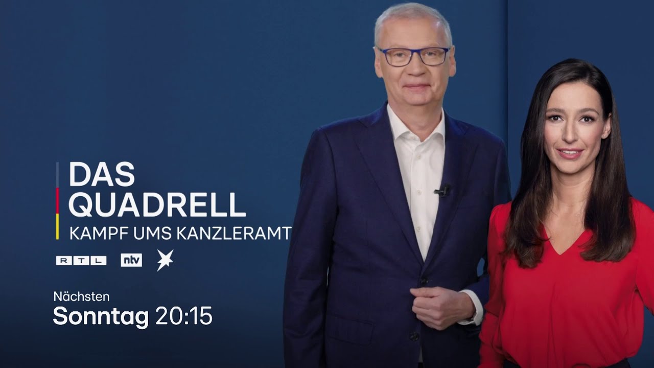 Das Quadrell - Kampf ums Kanzleramt Promo für den 16.02.2025 (RTL ...