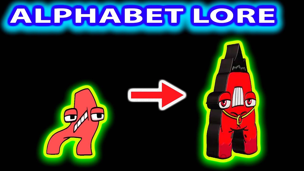 3D Alphabet lore transform 2d in 3d , all letter a -z - YouTube