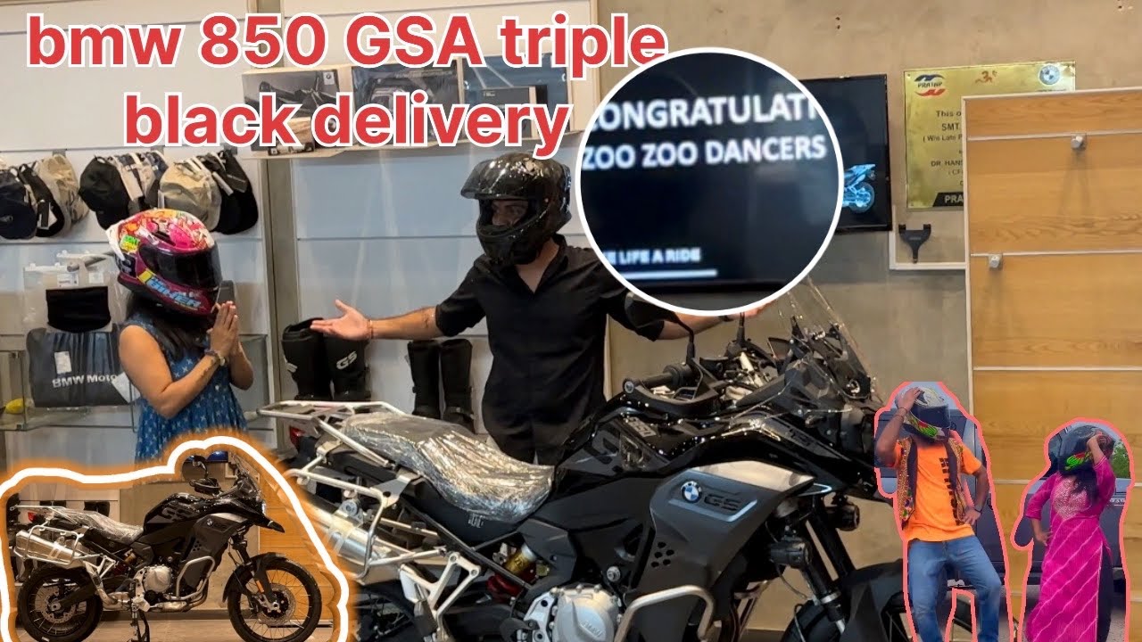 2023 model brand new BMW 850 GSA DELIVERY le li | OR Apna gopro ka Mic ...