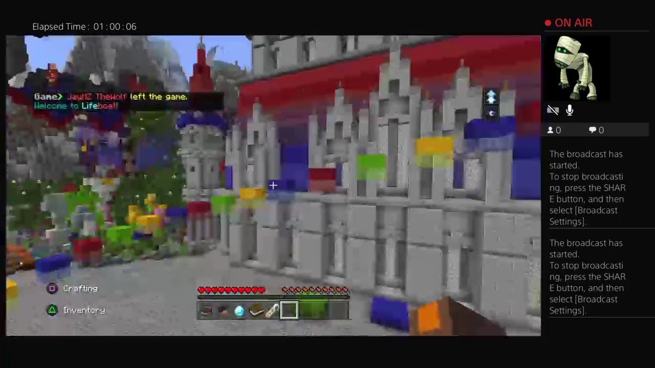 Blocky pig protects blocky bed (minecraft) - YouTube