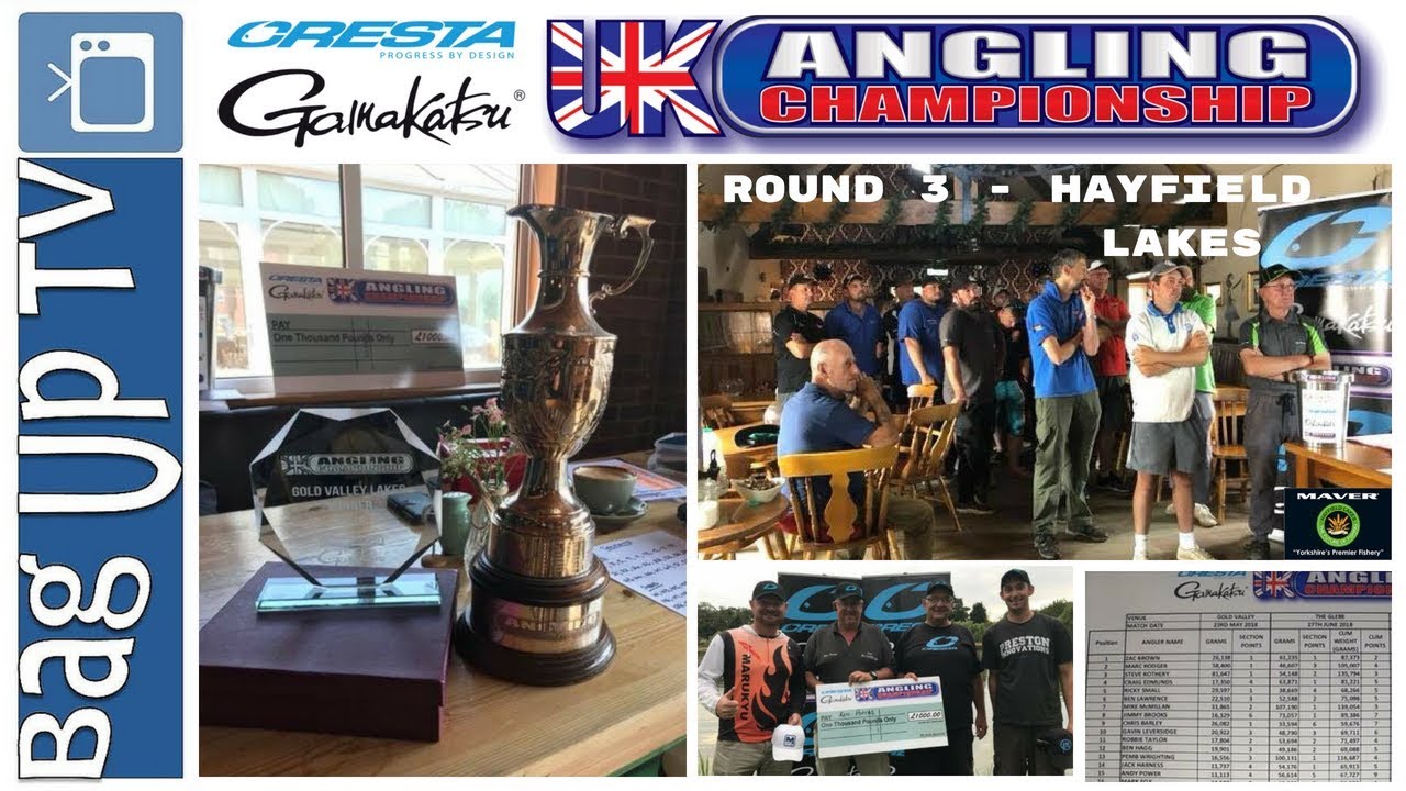 *Round 3* UK Angling Championship 2018 Hayfield Lakes - BagUpTV- Match ...