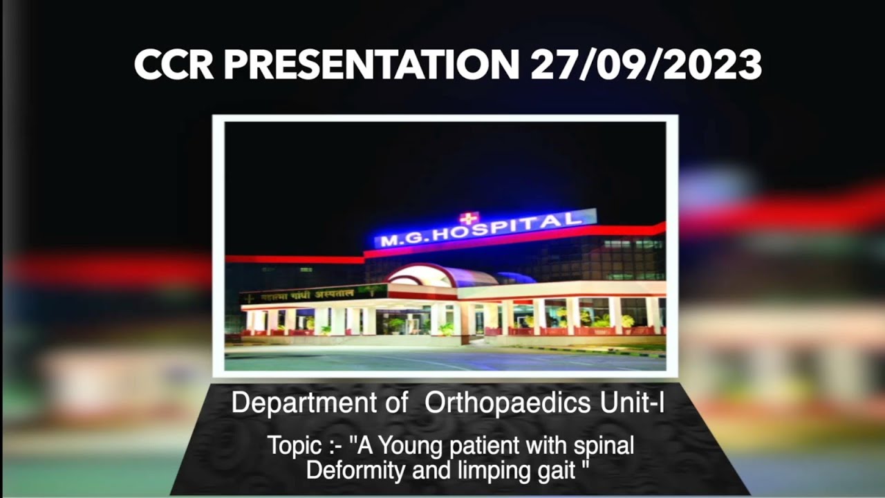 A young patient with spinal deformity and limping gait. - YouTube
