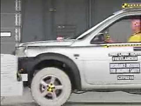 Crash Test 2002 - 2006 Landrover Freelander IIHS - YouTube