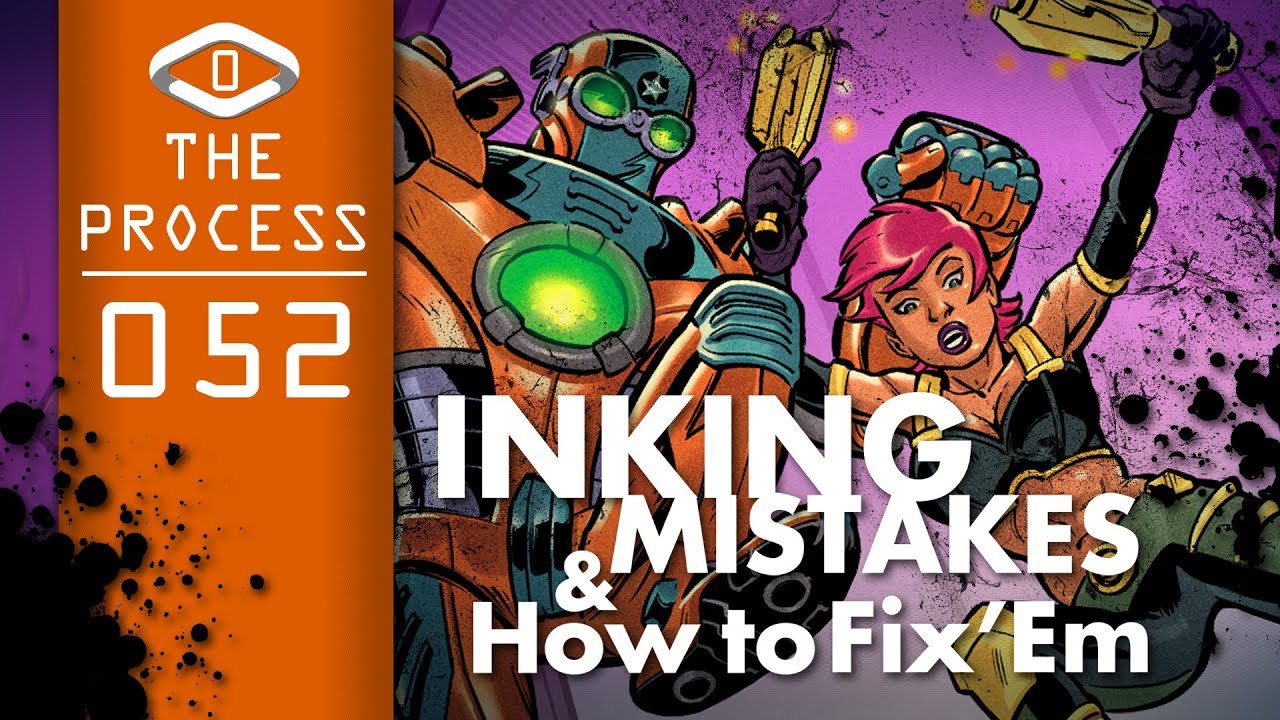 THE PROCESS: INKING MISTAKES & How to Fix'Em - YouTube