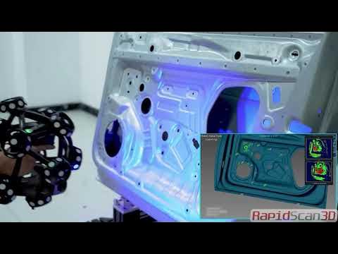 Scantech TrackScan Sharp S - Optical 3D Scanner - YouTube