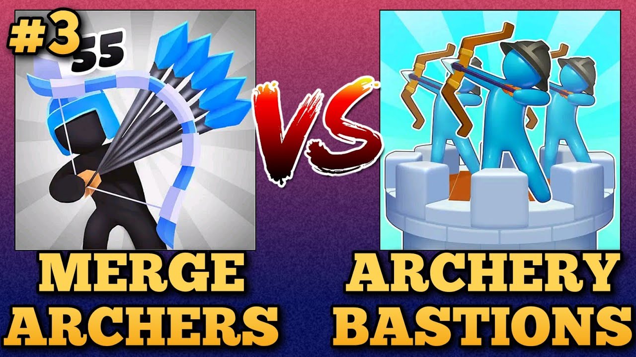 Archery Bastions Castle War(10 - 13) Vs Merge Archers(11 - 13) - YouTube