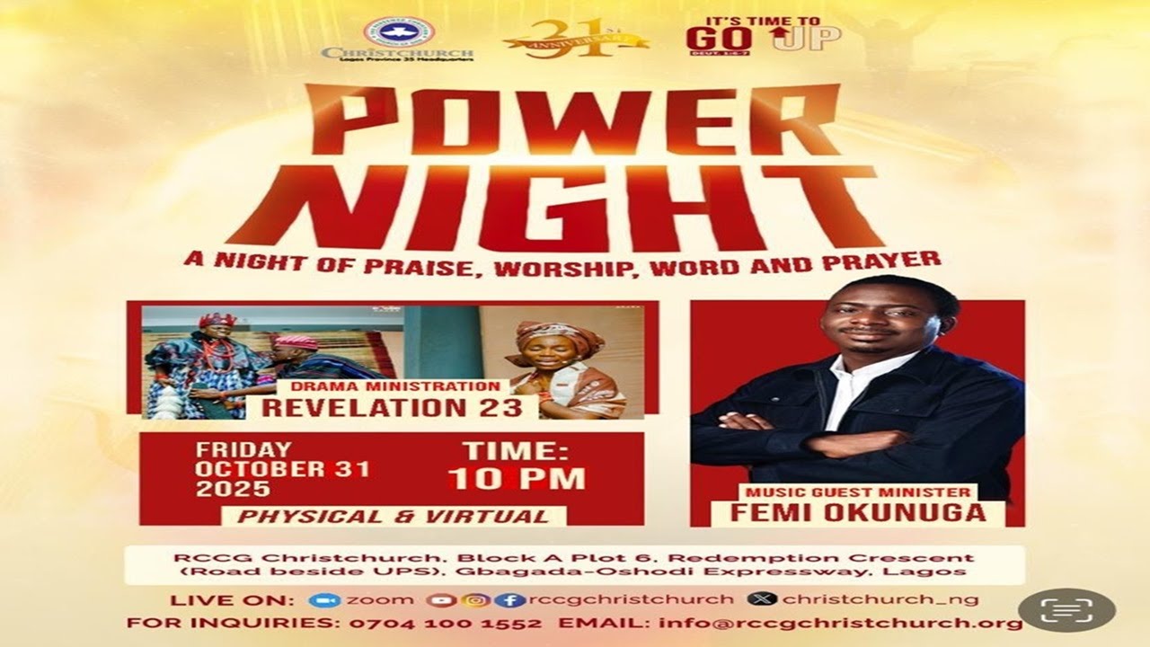 POWER NIGHT || 31ST OCTOBER 2025 || STAYING UP - YouTube