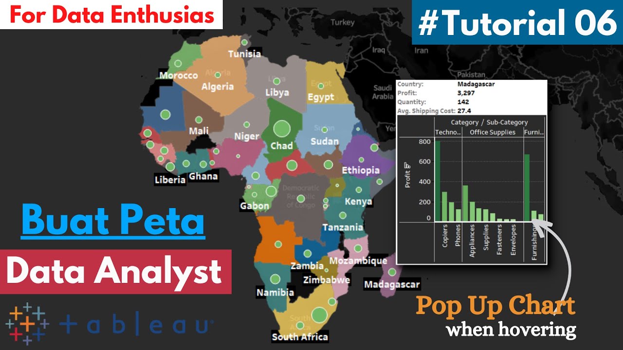 Buat Peta (Mapping) di Tableau Public | Data Analyst - YouTube