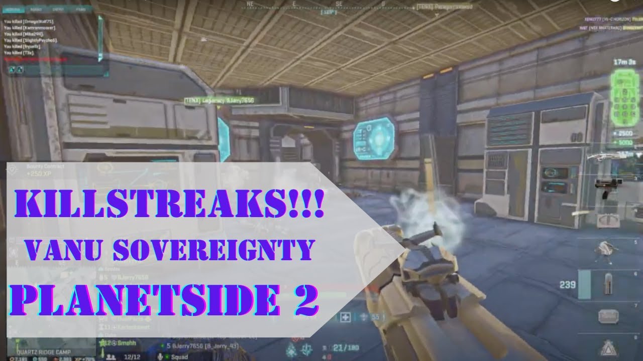 Killstreaks Vanu Sovereignty - Planetside 2 - Gameplay - YouTube
