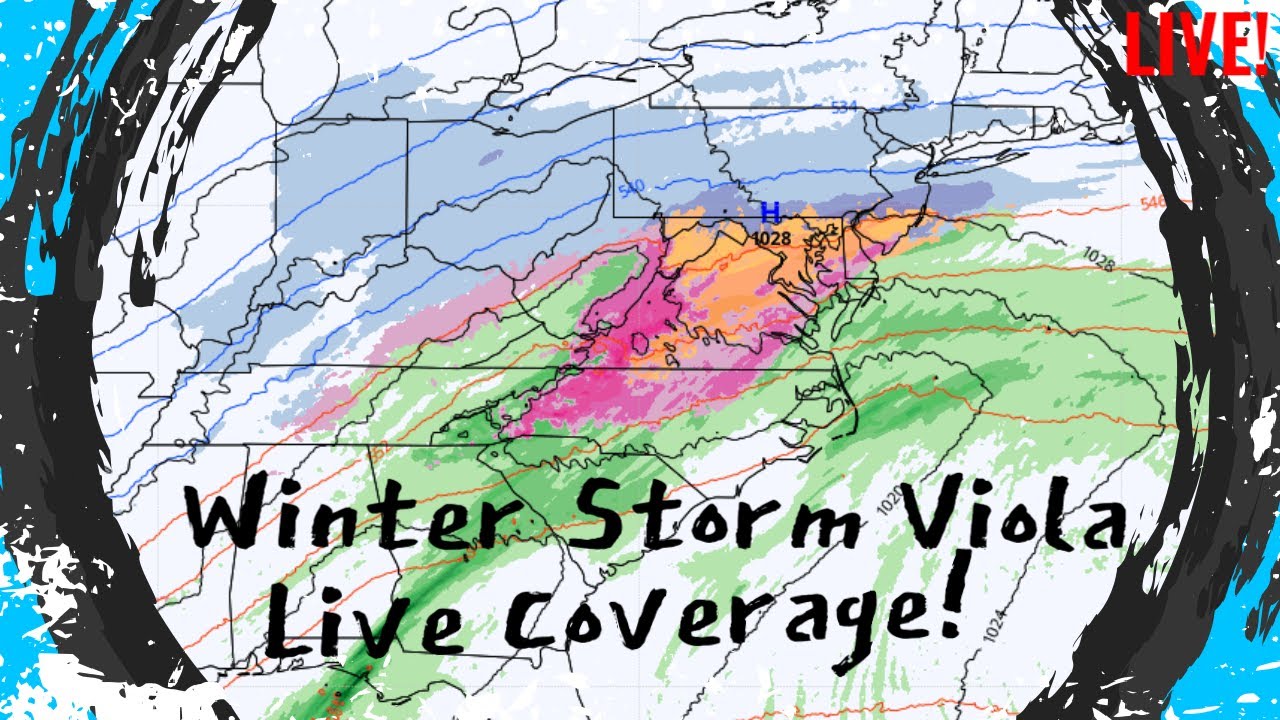 Update on Winter Storm Viola (02/18/21) - YouTube
