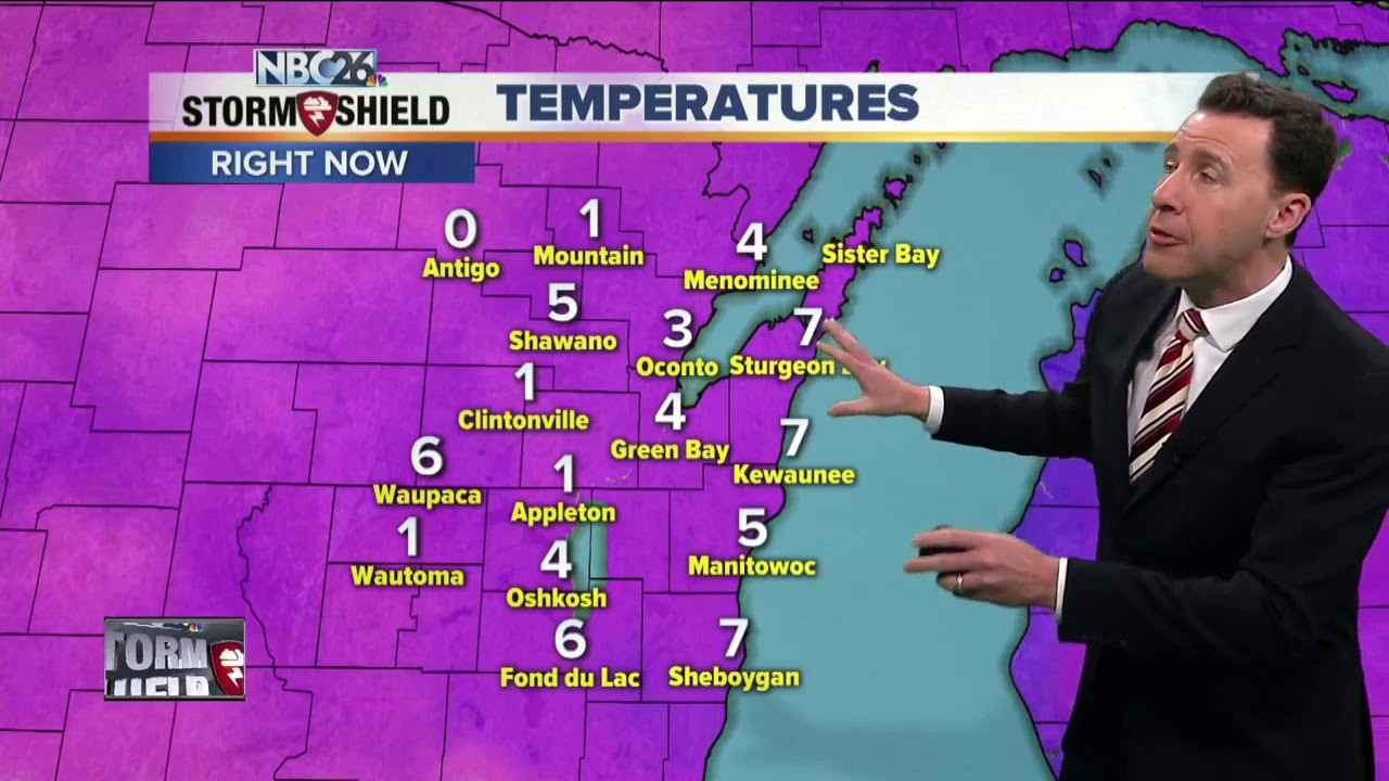 Michael Fish's NBC26 Storm Shield weather forecast - YouTube