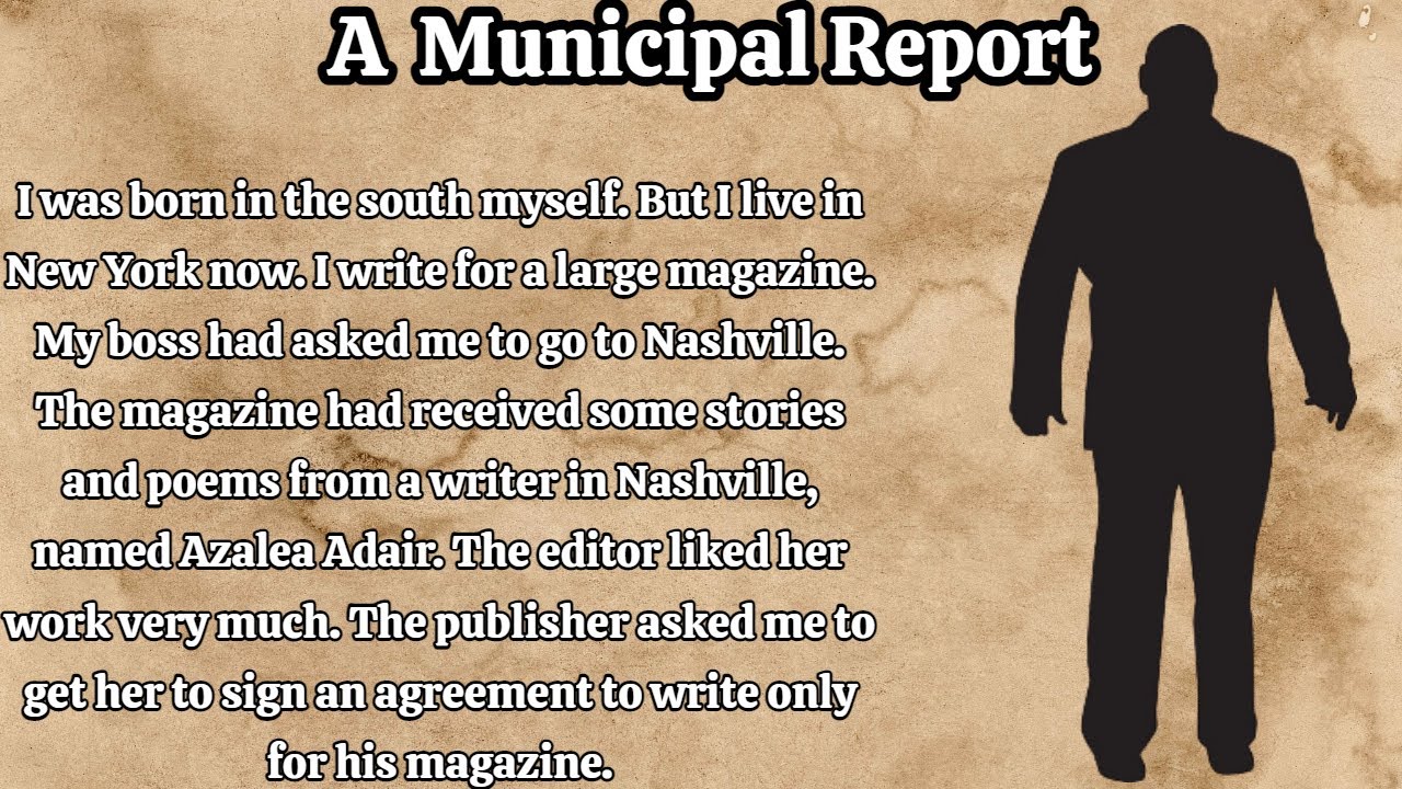 Learn English through story 🪙level 1🪙A Municipal Report - YouTube