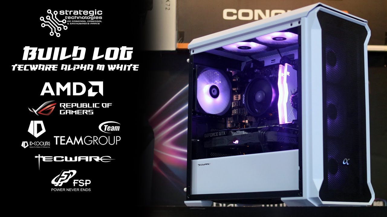 BUILD LOG: MDR | SANTA ROSA, LAGUNA | Tecware Alpha M mATX White - YouTube