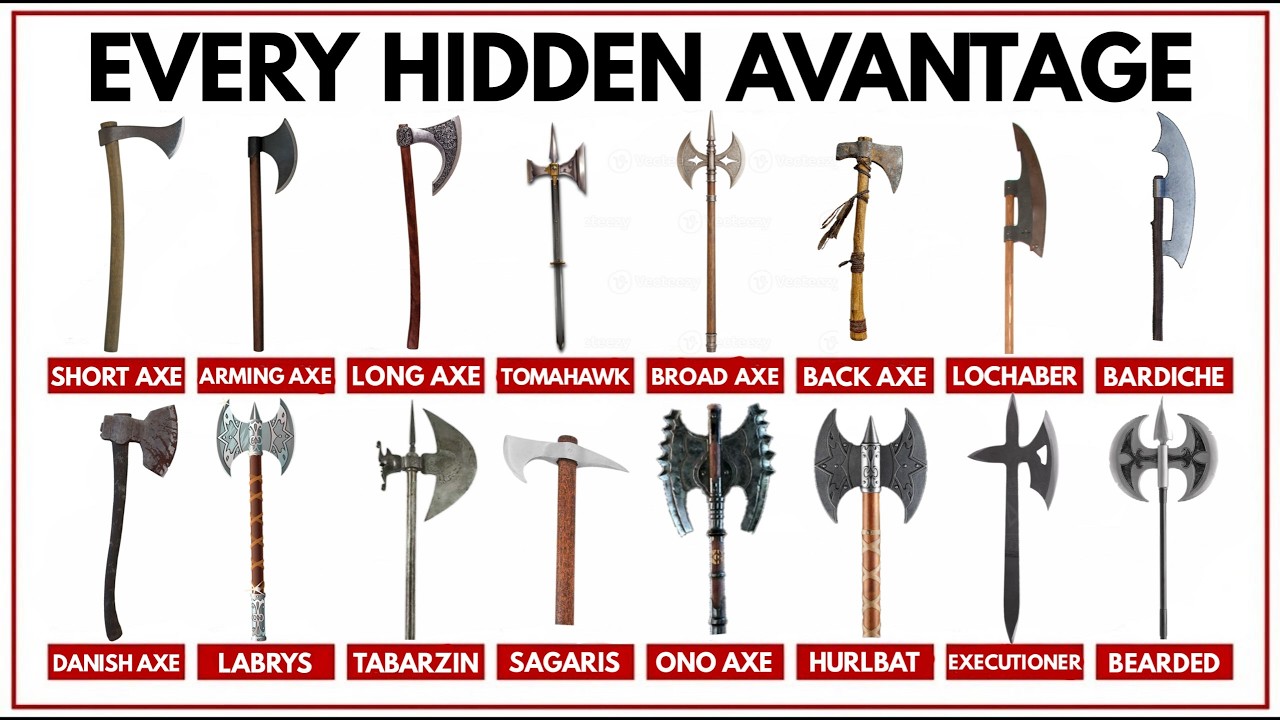 Every HIDDEN ADVANTAGE of Each Battle Axe Type Explained - YouTube