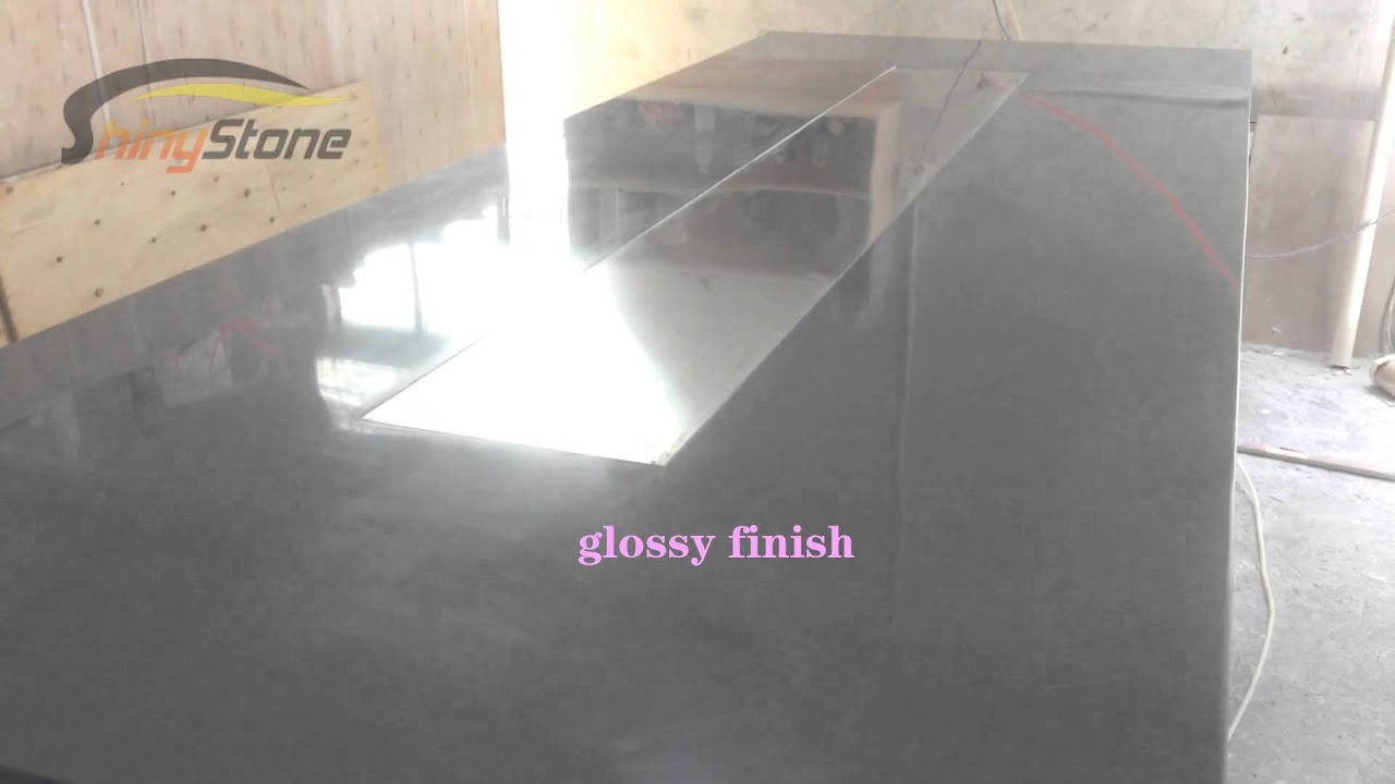 Grey solid surface conference table - YouTube