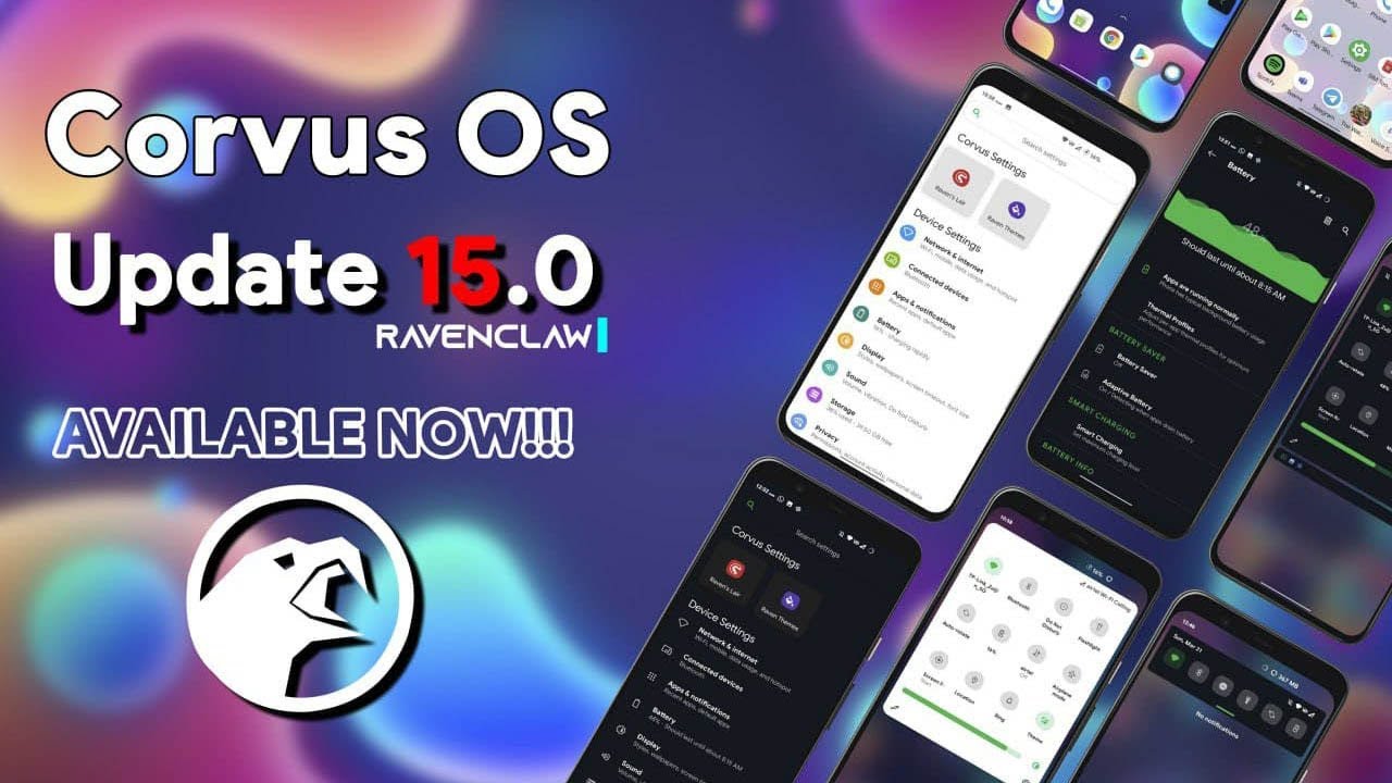 CorvusOs V15 RavenClaw For Samsung Exynos 7870 Devices |Corvus Os ...