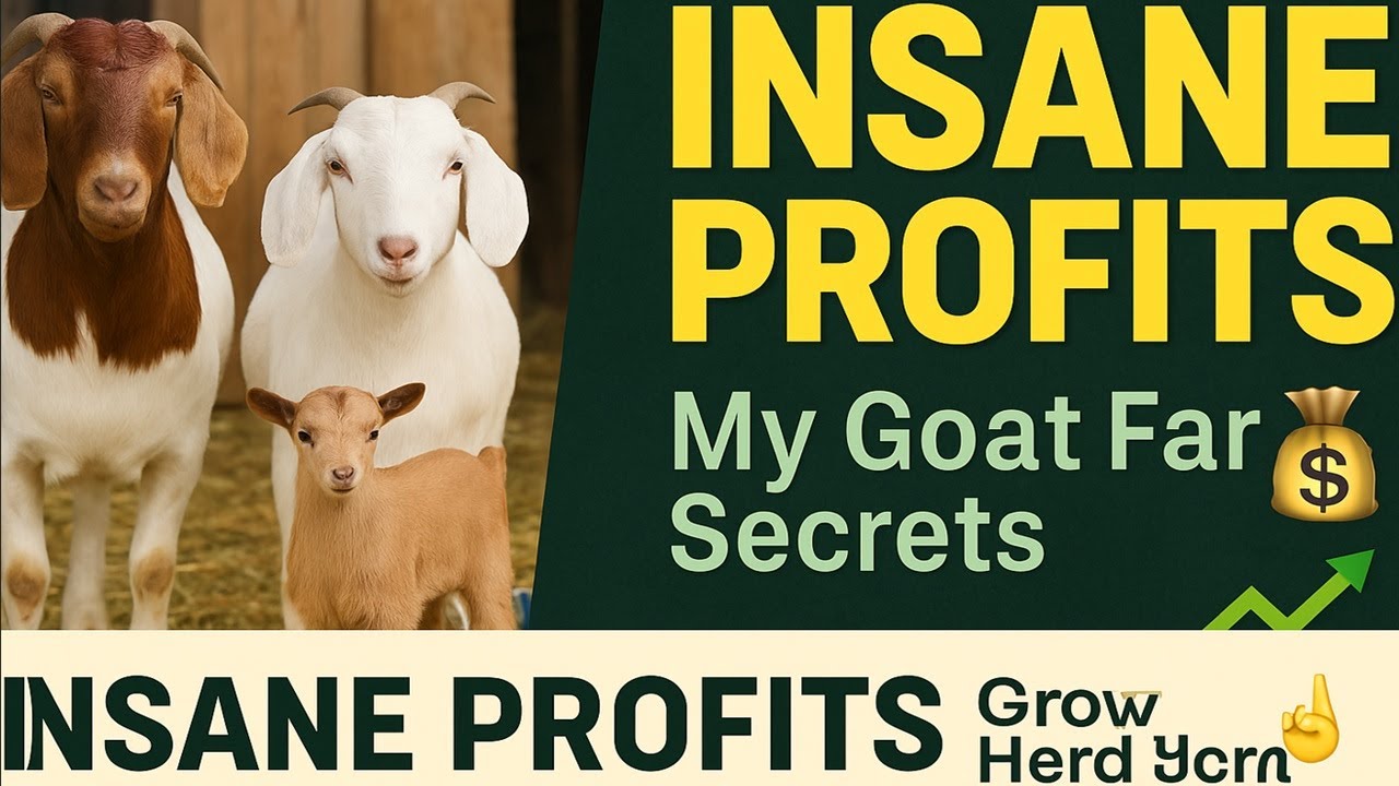 How I Made My Goat Farm INSANELY Profitable! | 10 Expert Tips That Work ...