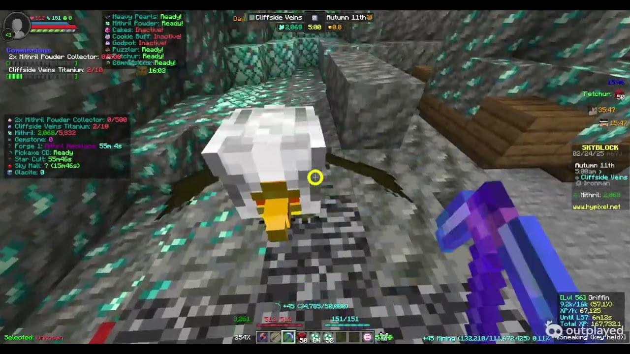 Hypixel Skyblock Ironman Solo #5 Mining Progression & Dailies - YouTube