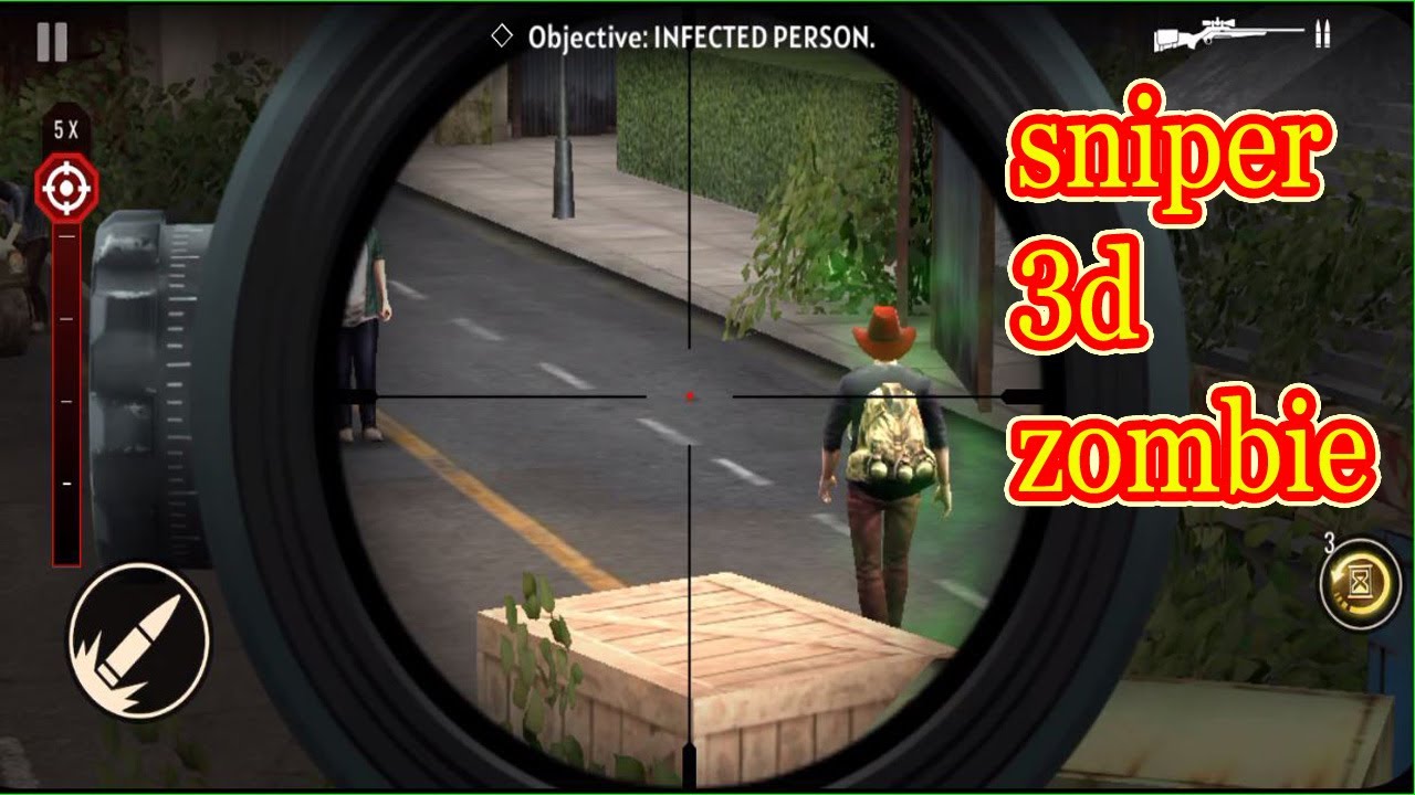 SNIPER ZOMBIE 3D Game Android Gameplay | Voice Kashif Gaming - YouTube