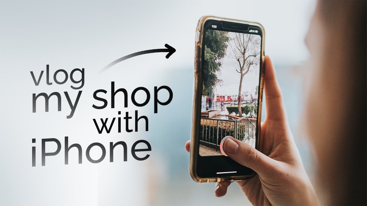 How to Vlog My Shop with iPhone (tutorial) - YouTube