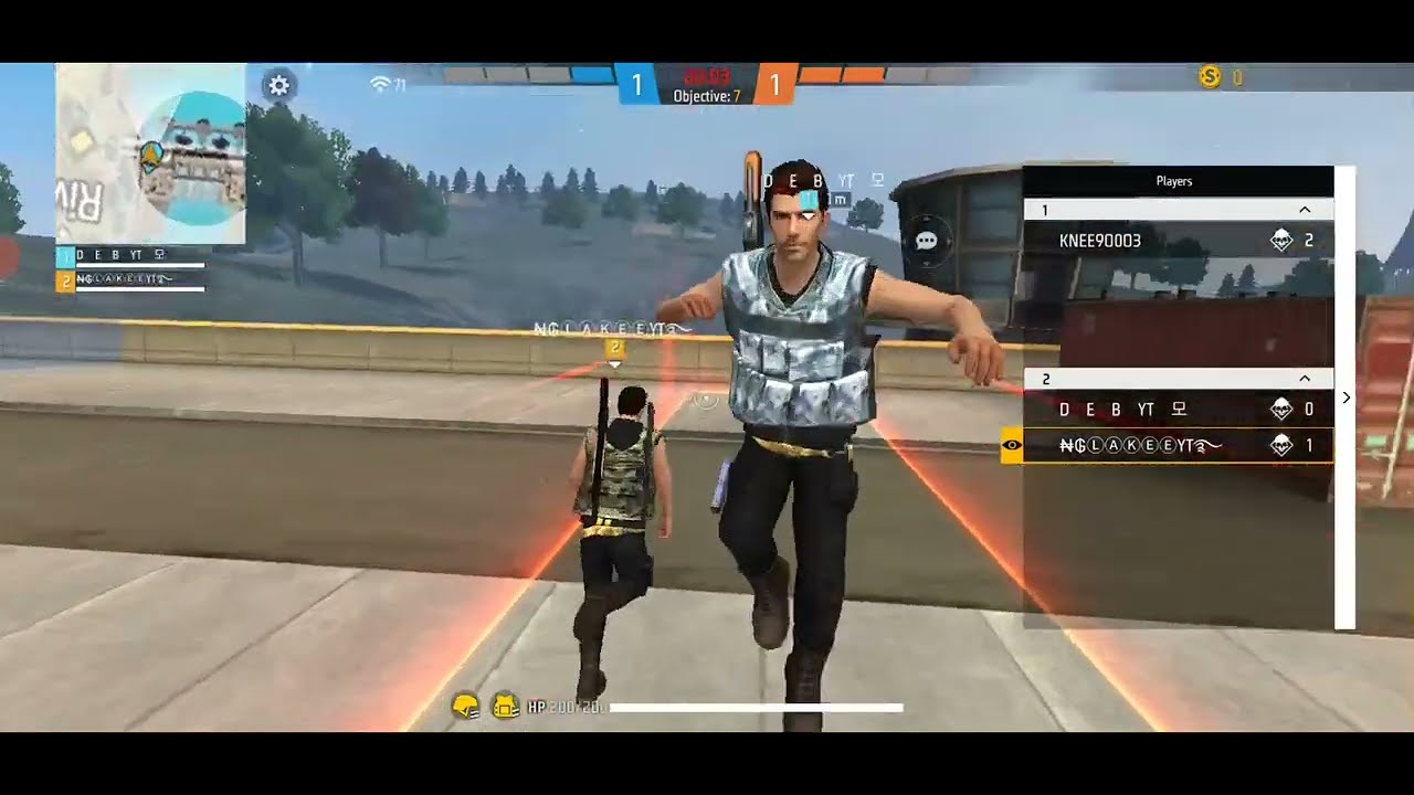 free fire custom match... opwala match - YouTube