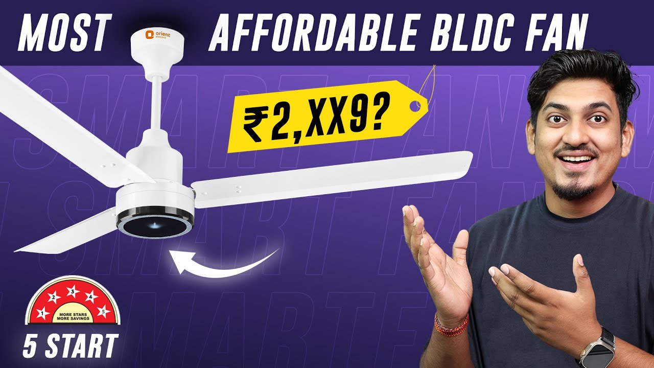 Most Affordable & Stylish BLDC Fan | Orient Electric Zeno BLDC fan! ⚡ ...